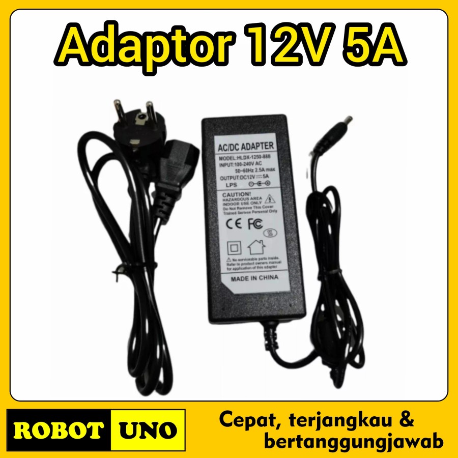 Jual Adaptor 12V 5A Power Supply 12 Volt 5 Ampere | Shopee Indonesia
