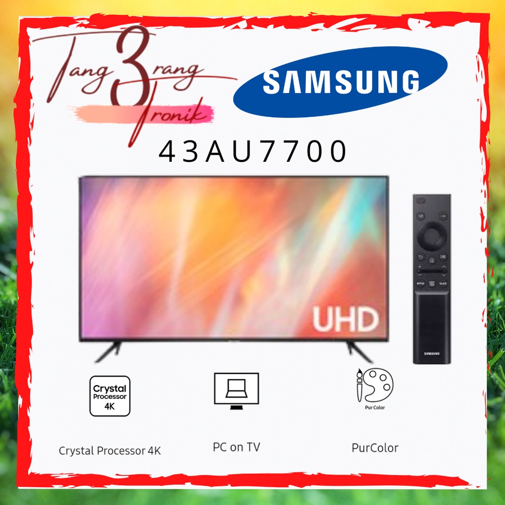 Jual Samsung Smart TV 43 Inch Crystal 4K UHD LED TV 43AU7700 ...