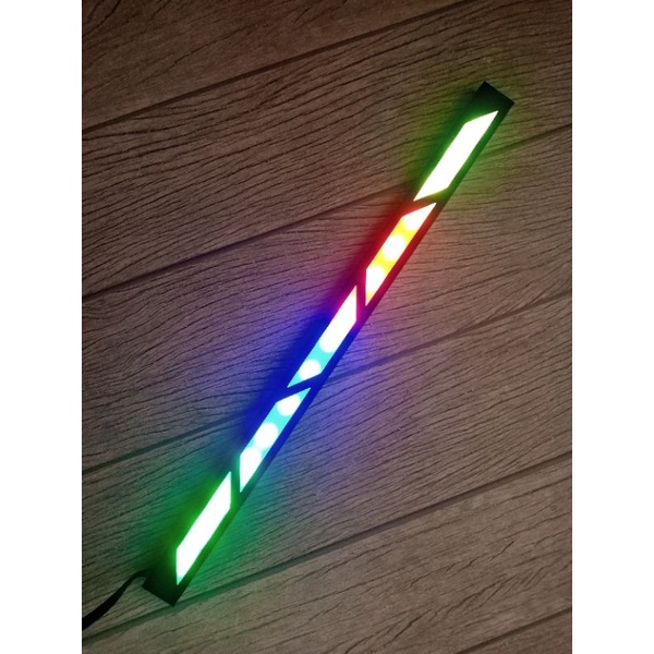 Jual light bar LED strip ARGB Acrilik 3pin 5 VOLT sync mobo | Shopee ...