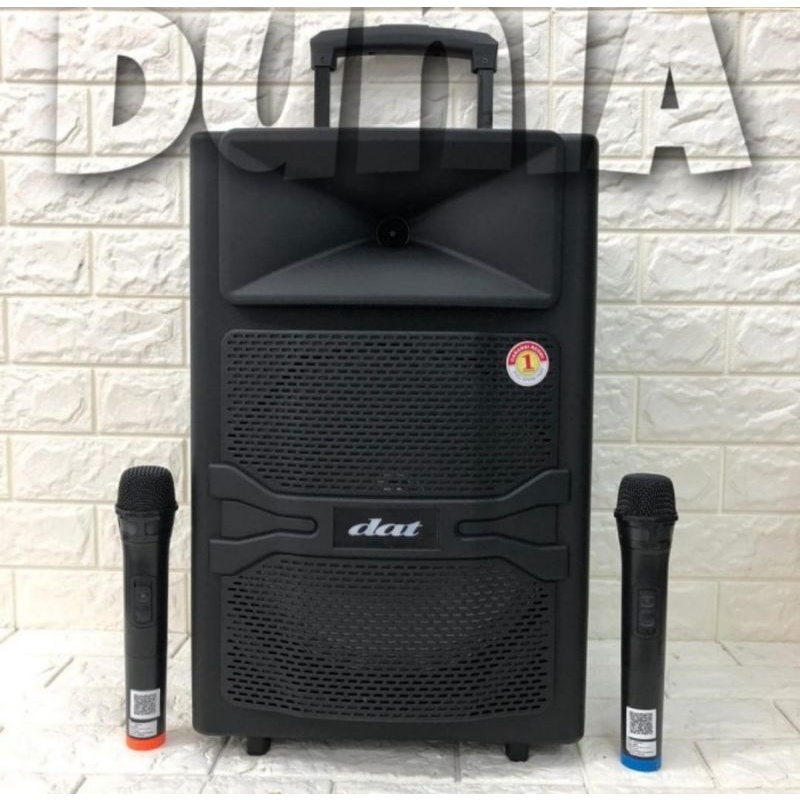 Jual Speaker Portable Wireless DAT DT 1210 FT Original Bluetooth 12 ...