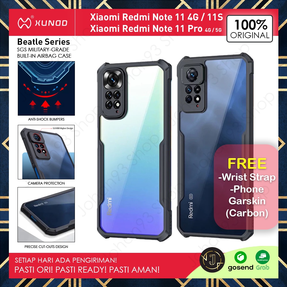Jual Case Xiaomi Redmi Note 11 / Pro / 11S 4G 5G XUNDD Beatle | Shopee Indonesia
