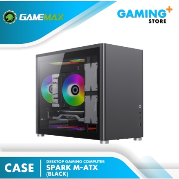Jual Spark Black M-ATX GameMax Desktop Gaming Computer Case | Shopee Indonesia