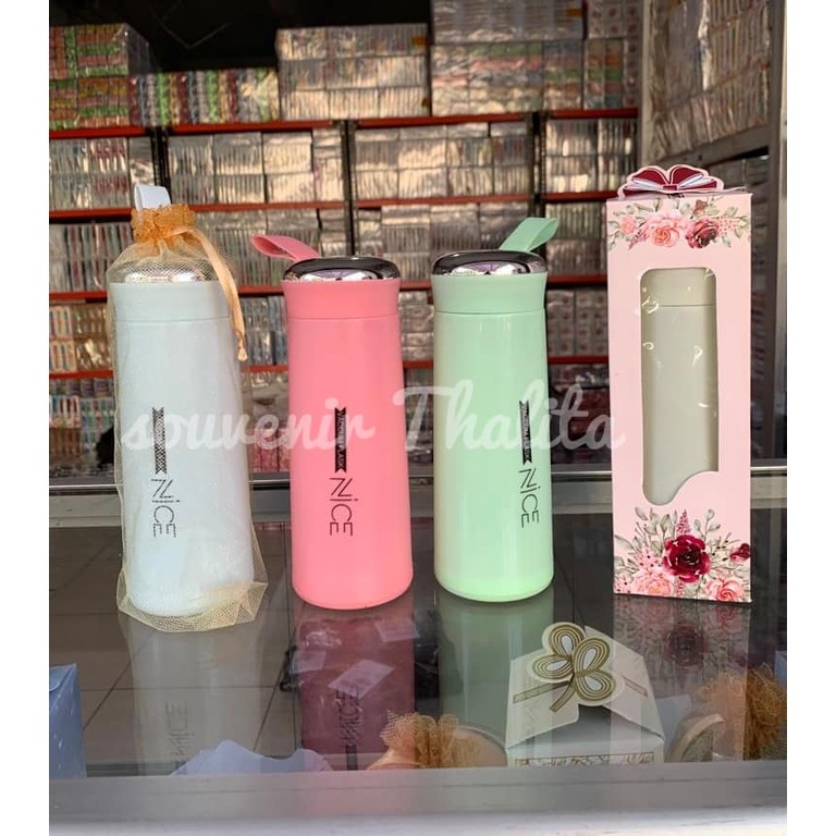Jual NEW Botol NICE Botol Minum Kaca NICE Beling TERMOS Nice Import ...