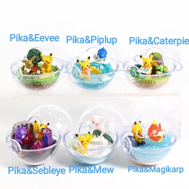 Jual Pokemon Center 2018 Re-Ment Terrarium Collection With Pikachu ...