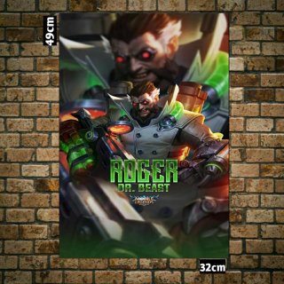Jual Poster Mobile Legend Hero Roger Skin Terbaru | Shopee Indonesia