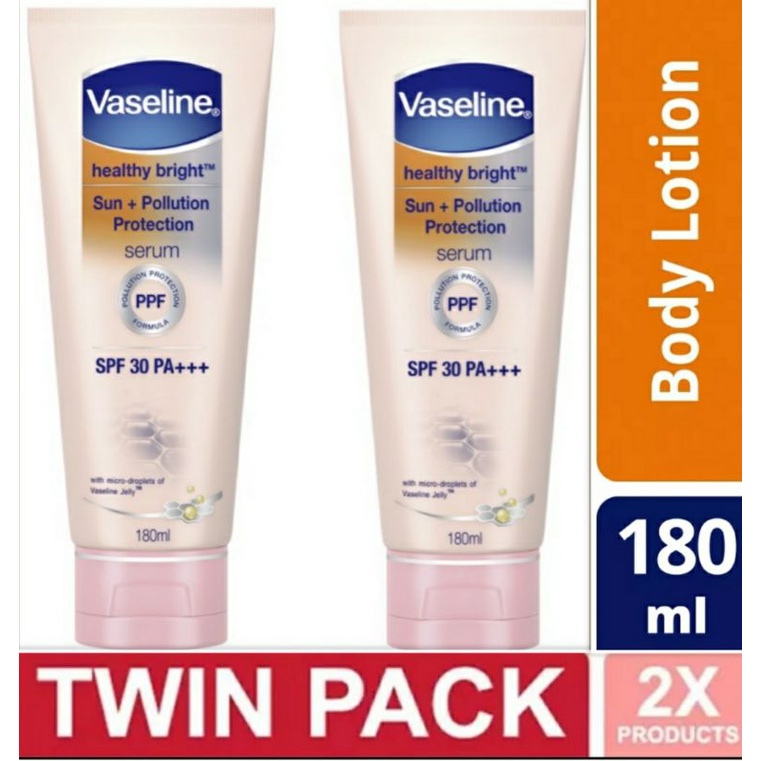 Jual VASELINE HEALTHY BRIGHT SERUM SPF 30 PA+++ 180ml Vaseline Healthy ...
