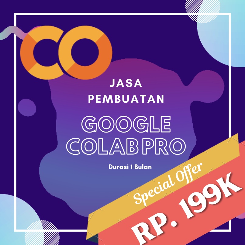 Jual Jasa Pembuatan Akun Google Colab Pro / Colab Pro+ | Shopee Indonesia