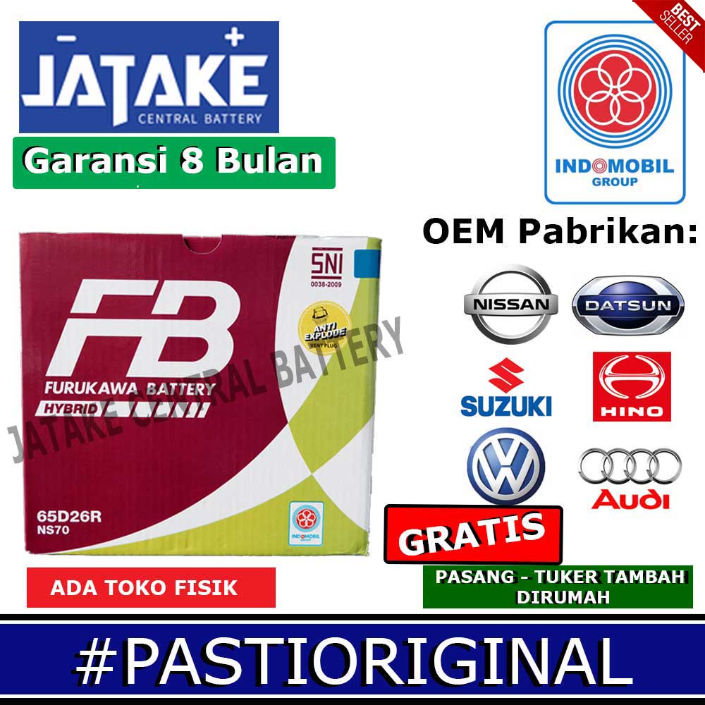 Jual Aki basah Ns70 Furukawa Battery FB mobil Hino Mitsubishi Colt ...