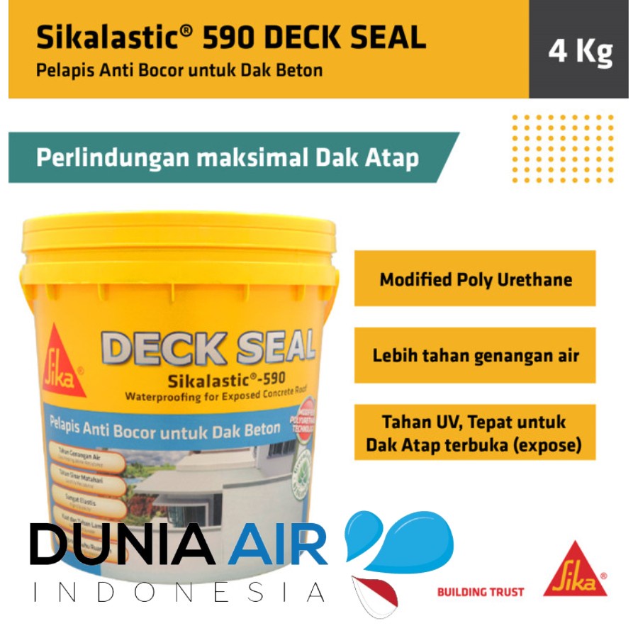 Jual SIKA DECK SEAL SIKALASTIC 590 4 KG | Shopee Indonesia