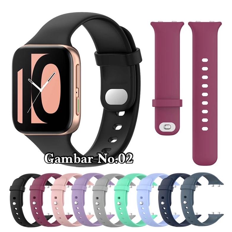 Jual Strap Oppo Watch 41Mm 46Mm Tali Jam Rubber Colorful Buckle Model ...