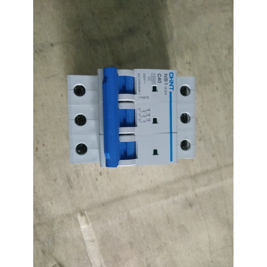 Jual MCB Chint eB 3P / 3phase / 3 phase 6kA (6A 10A 16A 20A 25A 32A 40A) | Shopee Indonesia