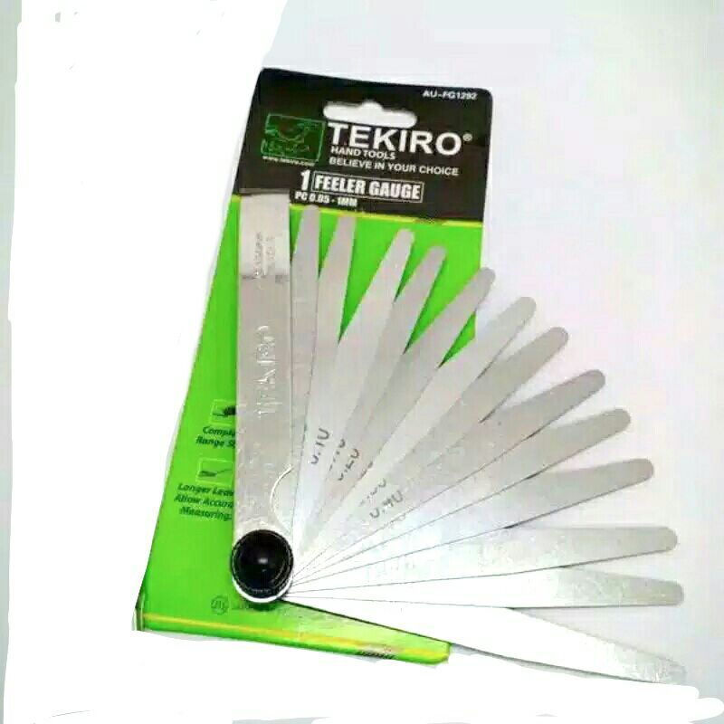 Jual Tekiro Feller Gauge 13 Blades Fuller Puller Sisir Stel Klep | Shopee Indonesia