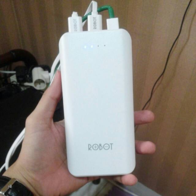 Jual Robot powerbank RT800 20000mah 3 output | Shopee Indonesia