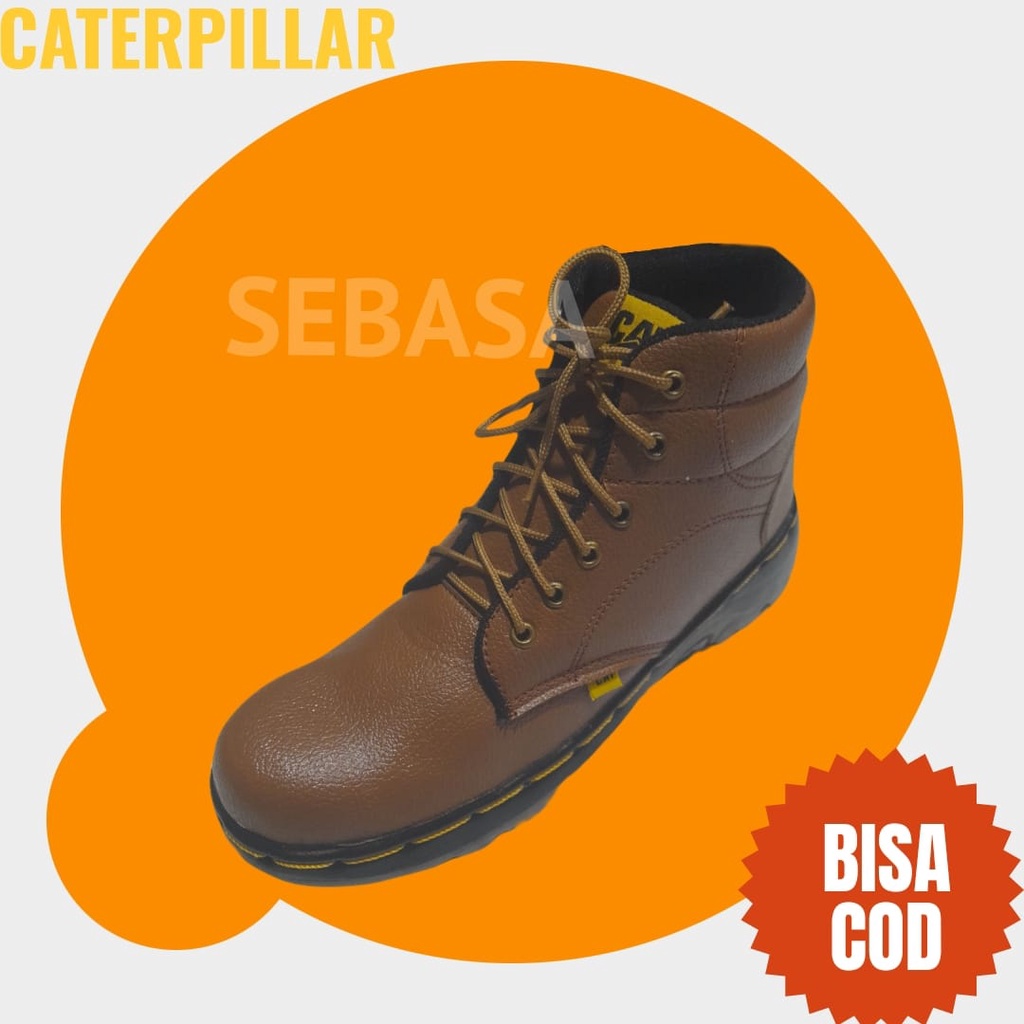 Jual sepatu safety cock untuk kerja dan santa | Shopee Indonesia