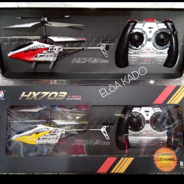 Jual Rc Helikopter HX703 - Mainan Remote Control Helicopter Anak Edukatif | Shopee Indonesia