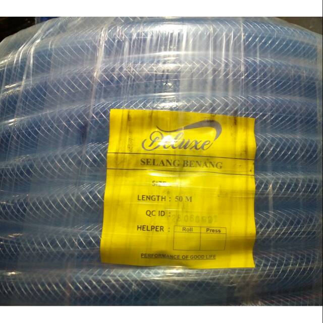 Jual Selang Benang Tebal 1" 50M PER ROL/SELANG AIR/SELANG TAMAN/SELANG KEBUN SAWAH PERAIRAN ...