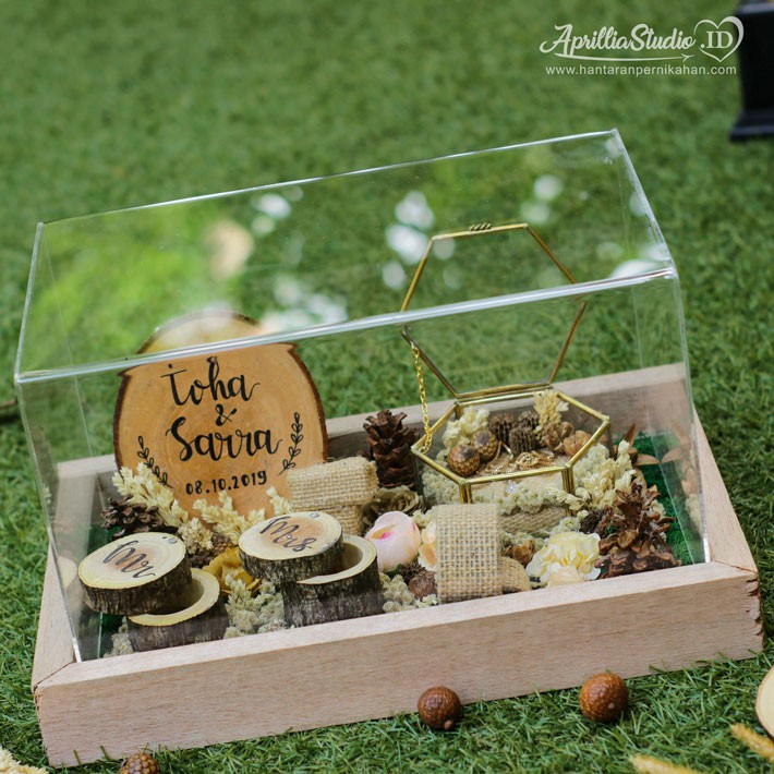 Jual KOTAK PERHIASAN LAMARAN PERNIKAHAN | KOTAK MAHAR RUSTIC FULL SET EKSKLUSIF (R-RF1) | Shopee ...