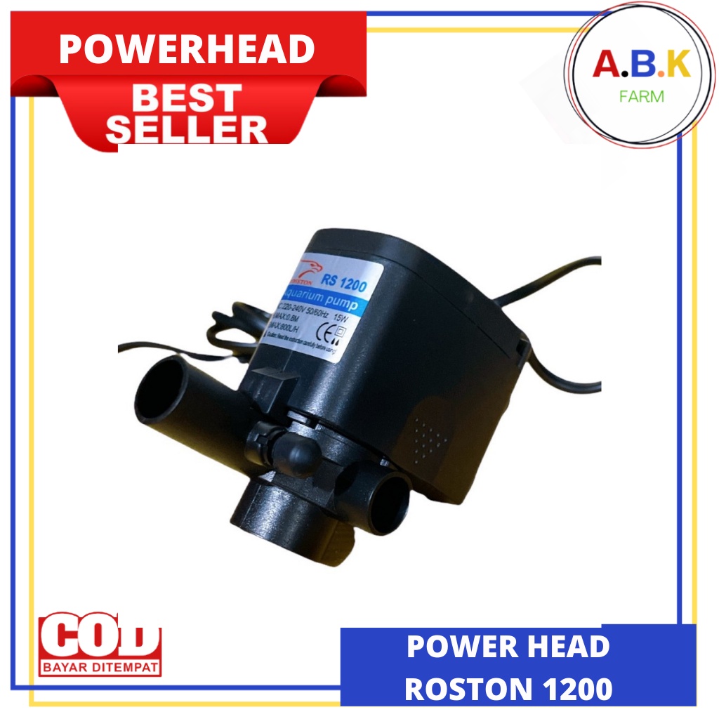 Jual Pompa Air Rosston RS 1200 Aquarium Hidroponik rs 1200 Celup Kolam ...