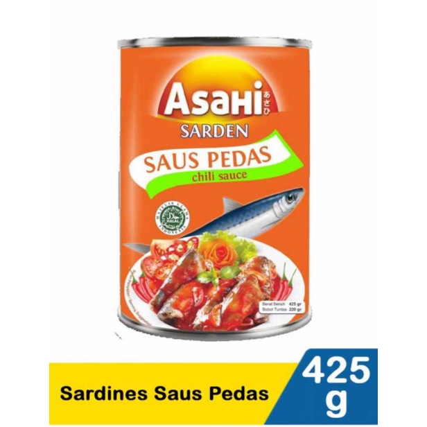 Jual Asahi Sarden Saos Pedan dan Saos Tomat 425gr | Shopee Indonesia
