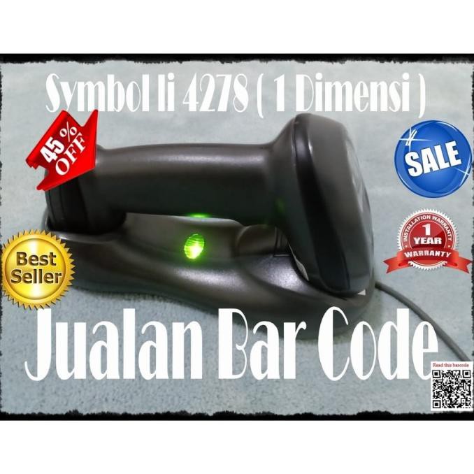 Jual Barcode Scanner Wireless Zebra Symbol Li4278 - Scanner Wireles Li ...