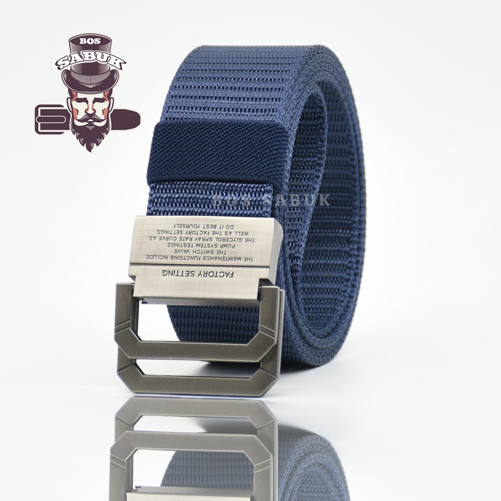 Jual Ikat Pinggang Pria Canvas Buckle Belt Craftman Gesper Tactical ...