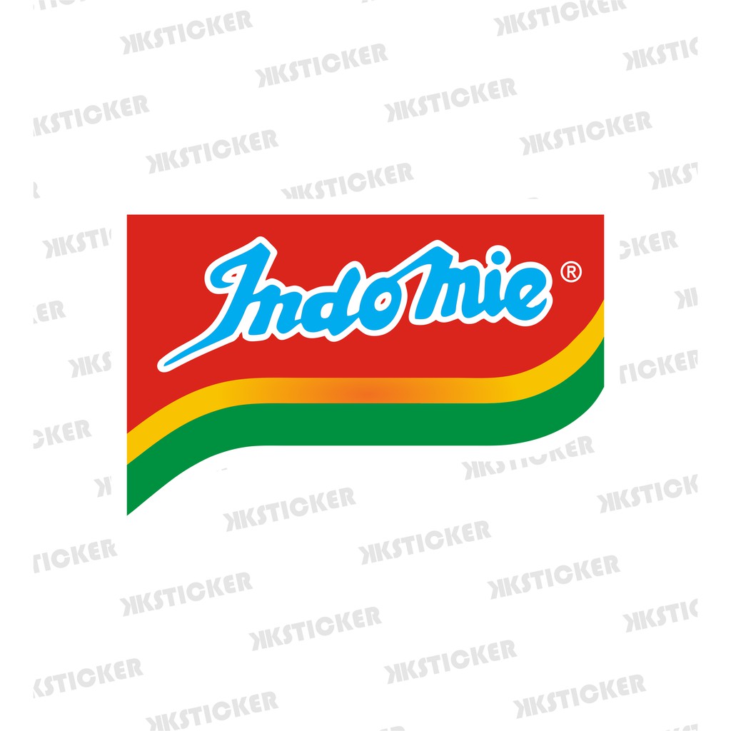 Jual Sticker Indomie | Stiker Vinyl Anti air + Laminasi | Shopee Indonesia