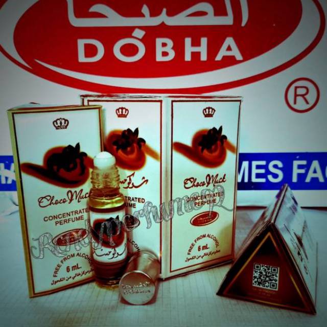 Jual Parfum DOBHA 6ml Roll On Non Alkohol Aroma Choco Musk | Shopee ...