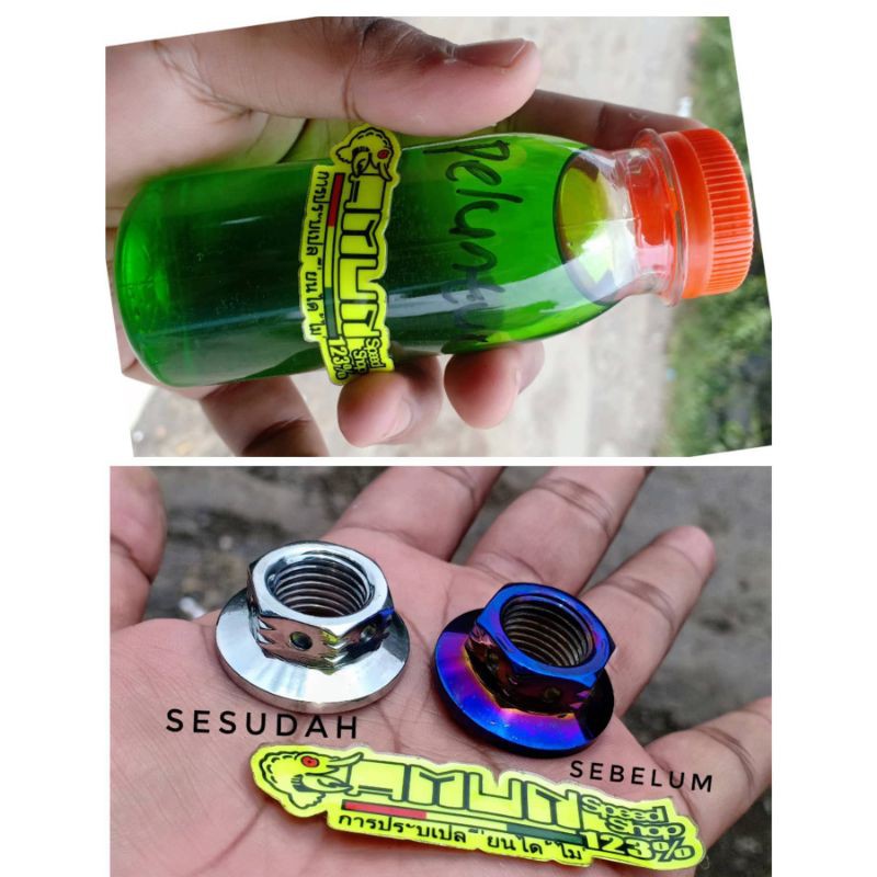 Jual cairan Peluntur warna baut probolt atau anodize dan bersiin kerak ...
