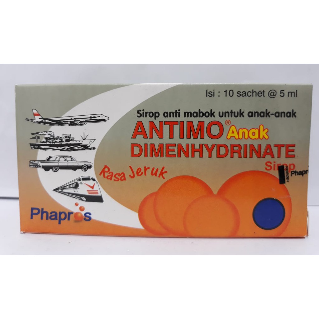 Jual Antimo Anak Isi 10 Sachet/mengatasi mabuk/muntah di perjalanan ...