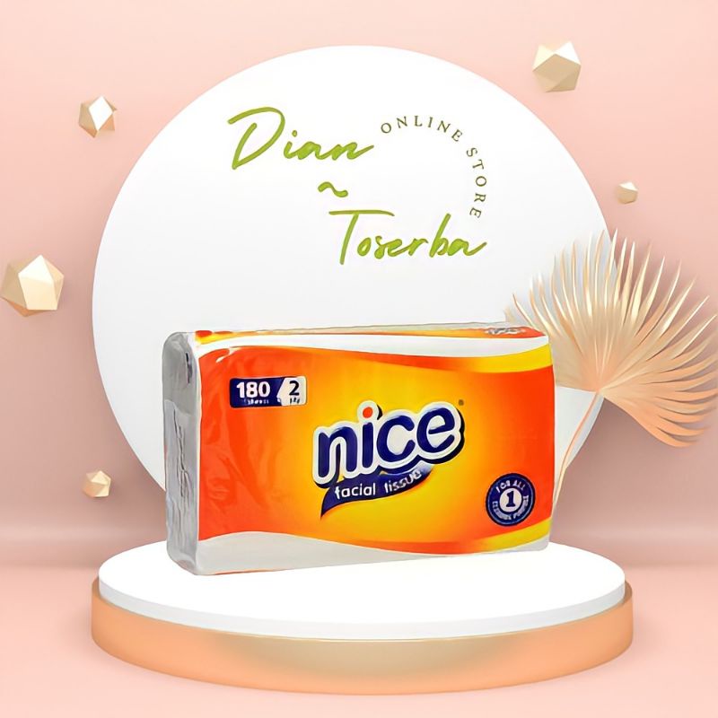 Jual Tissue Nice Soft Pack 2ply [180sheets/250sheets] - Facial Tissue ...
