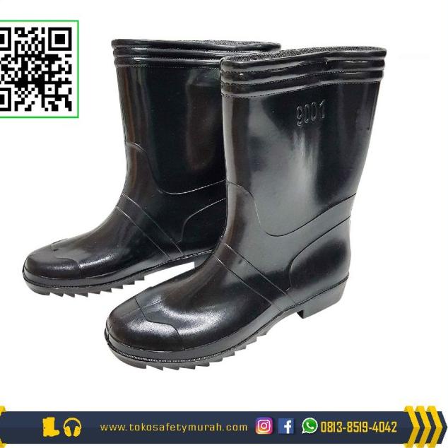 Jual ☀ Sepatu Boot Karet Hitam Kerja Proyek Anti Air Jeep Murah - 26 ...