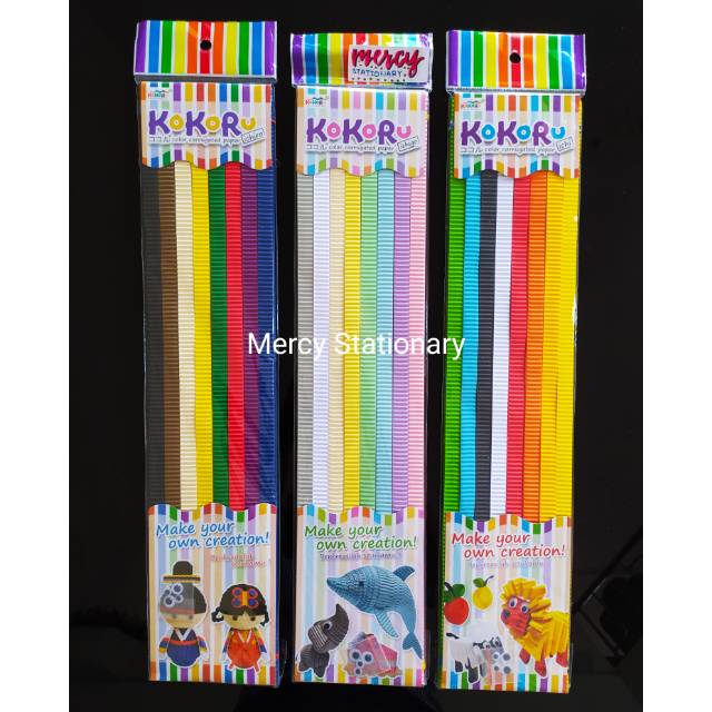 Jual Kertas Kokoru Stripe - Corrugated Paper - Ichi Ichiro Ichigo ...