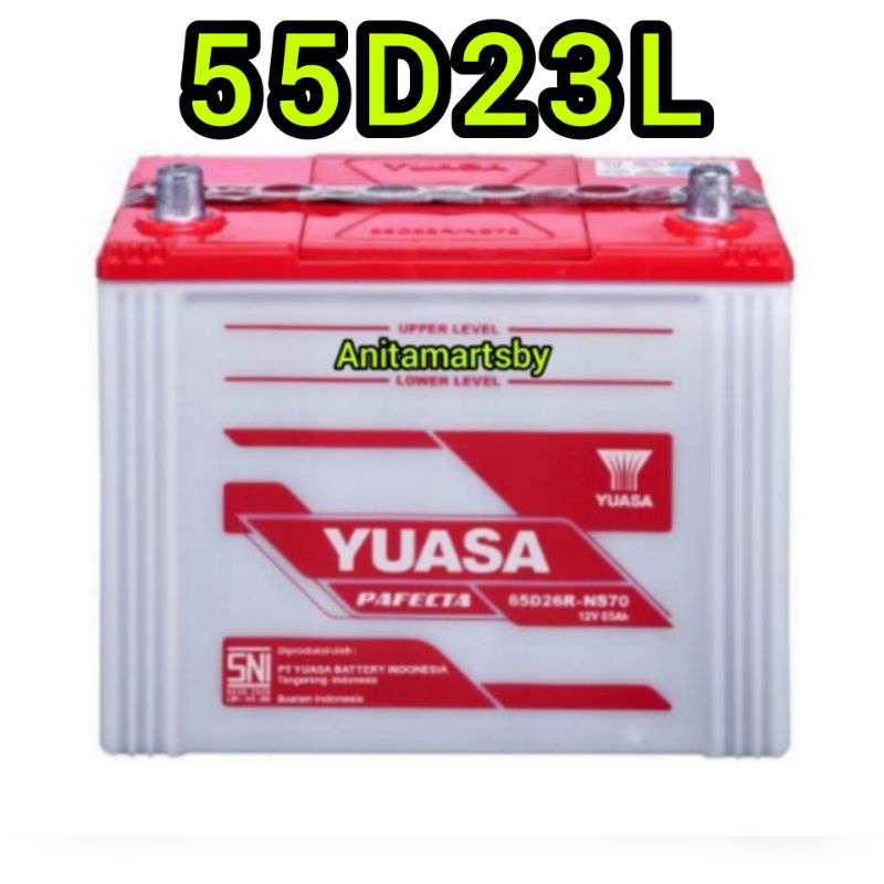 Jual Accu / Aki mobil Yuasa Pafecta 55D23L | Shopee Indonesia