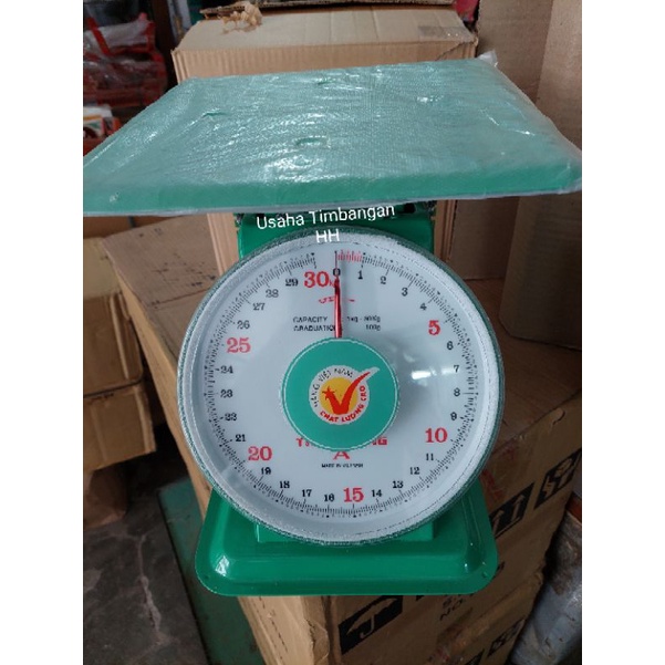 Jual Timbangan duduk jarum 5kg/10kg/15kg/20kg plat/30kg plat Thanglong made in Vietnam | Shopee ...