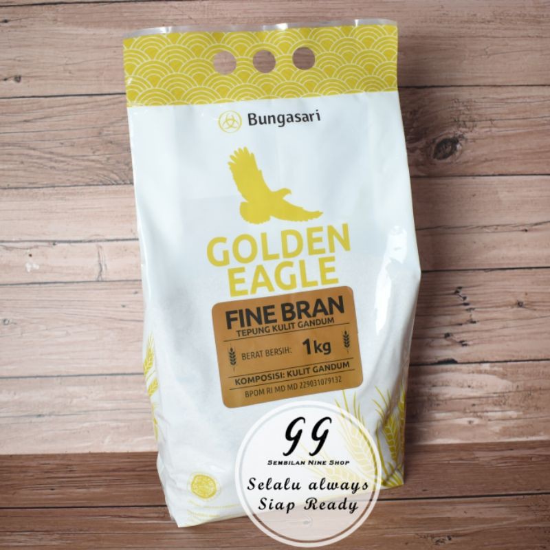 Jual Bungasari FINE BRAN Golden Eagle Tepung Kulit Ari Gandum Wheat ...