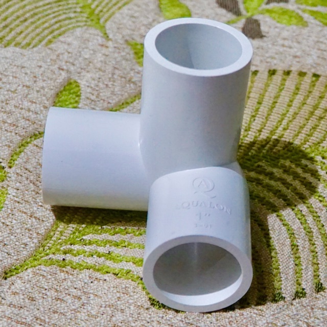 Jual Sambungan Pipa Khusus Elbow 3 Way PVC 1 inch Putih Kualitas BAGUS ...