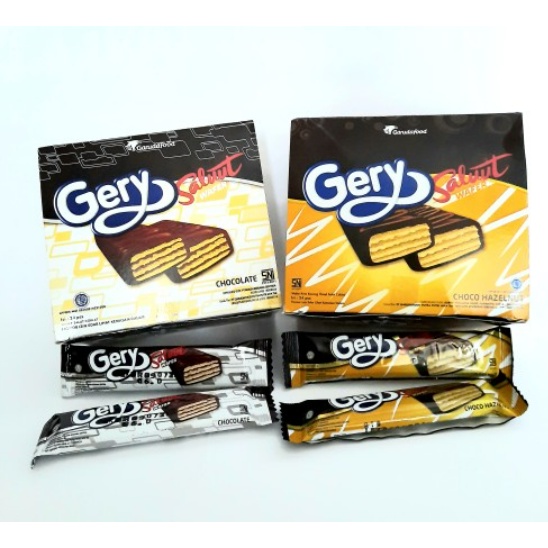 Jual GERY SALUUT COKLAT 7 GRAM HAZELNUT WAFER CHOCOLATE CHOCO SALUT ...