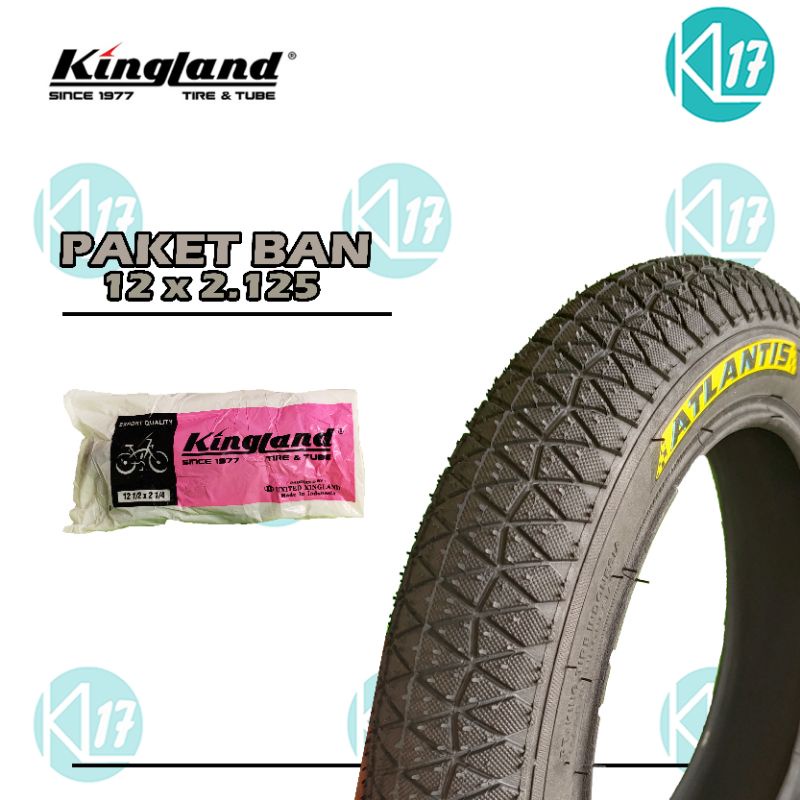 Jual BAN LUAR 12 1/2 x 2 1/4 KINGLAND BAN LUAR 12 X 2.125 BAN LUAR SEPEDA 12 ANAK BMX MINI PAKET ...