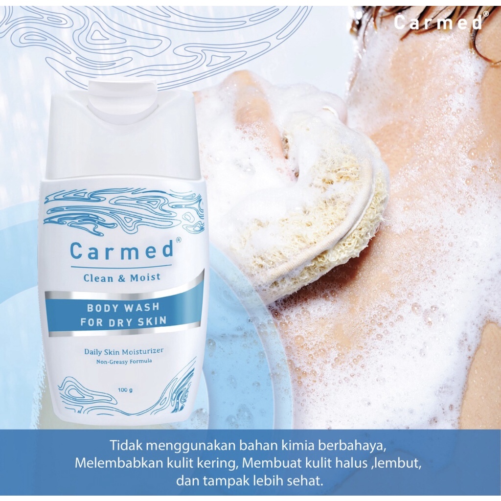 Jual CARMED BODY WASH FOR DRY SKIN 100g | Shopee Indonesia