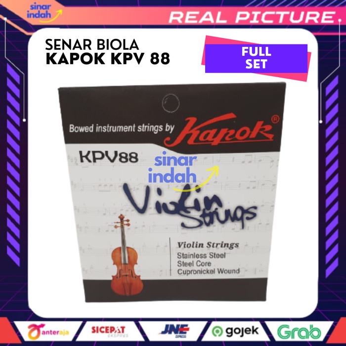 Jual Senar Biola Kapok KPV 88 String Biola Tali Set Musik Violin Medan ...