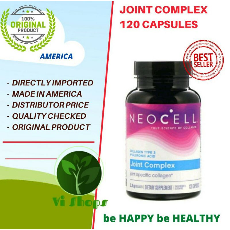 Jual NEOCELL COLLAGEN TYPE 2 JOINT COMPLEX 120capsules | Shopee Indonesia