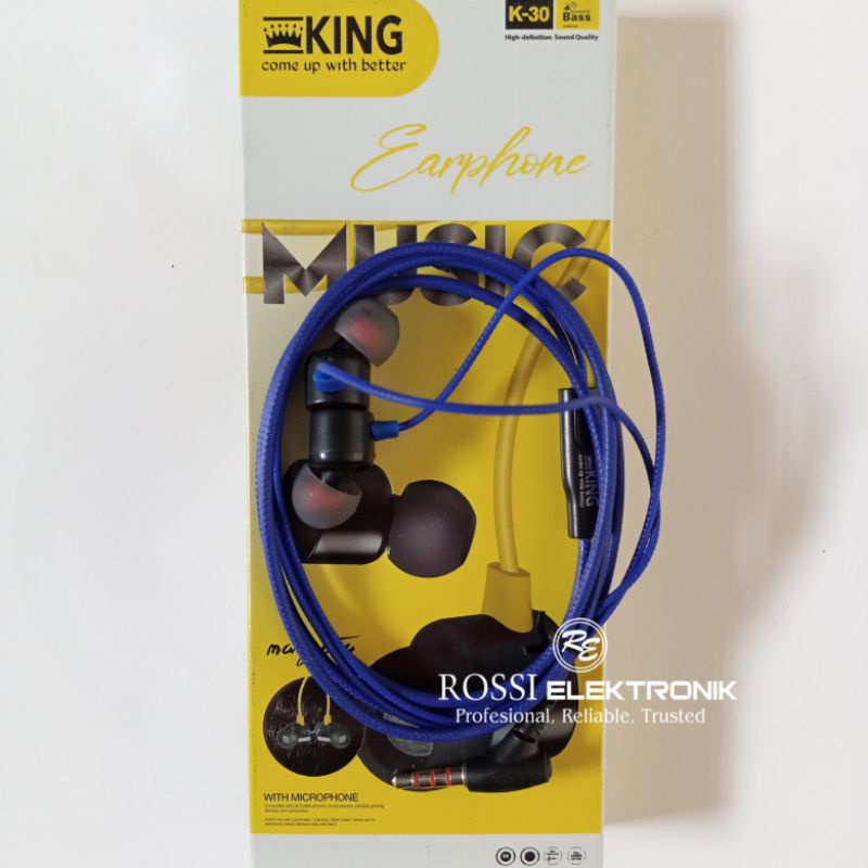 Jual Headset KING Music Premium Magnetic Microphone | Shopee Indonesia