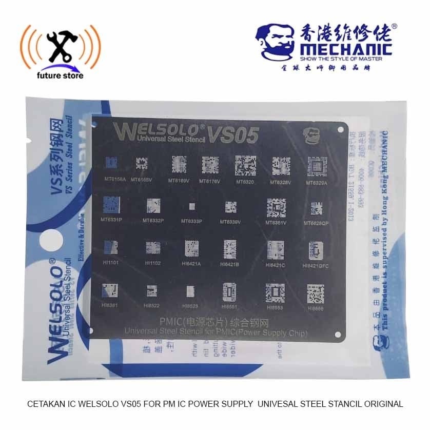 Jual CETAKAN IC WELSOLO VS05 FOR PM IC POWER SUPPLY STEEL STANCIL ...