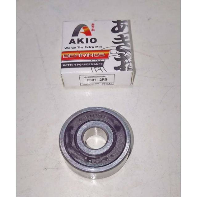 Jual BEARING / KELAKER / KELAHER / LAHER KODE 6301 -2RS UNTUK RODA ...