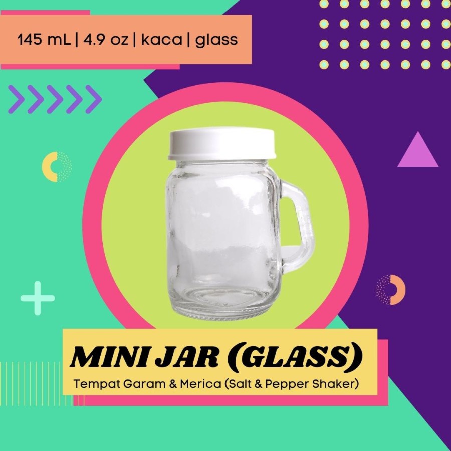 Jual Mini Jar | Tempat Garam & Merica & Lada & Gula | Salt & Pepper ...