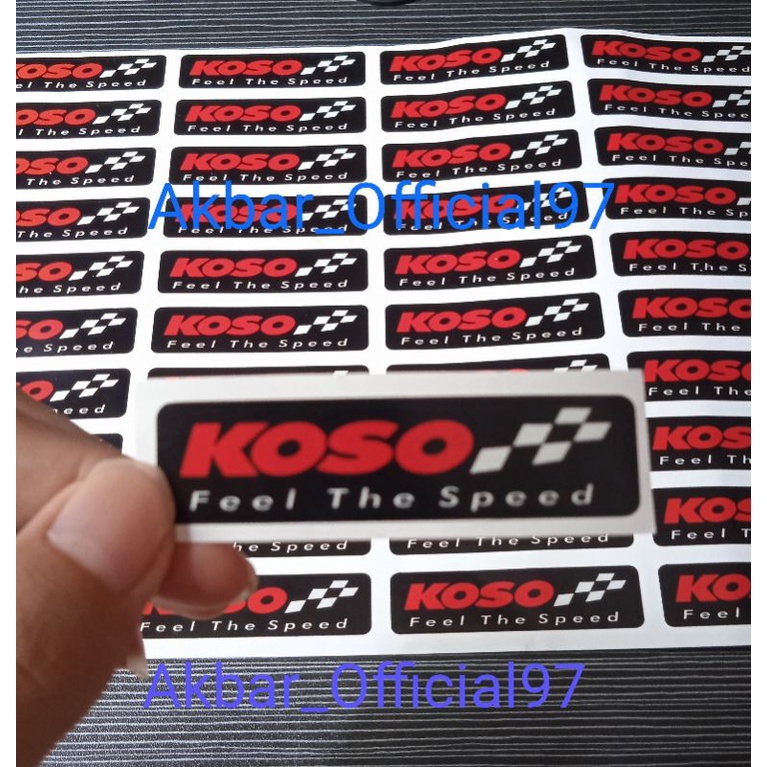 Jual stiker filter CVT Sticker koso | Shopee Indonesia