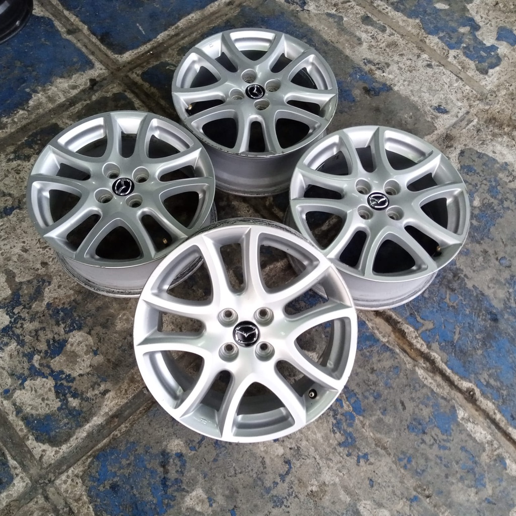 Jual Velg Pelek Mobil Second R16 Original Mazda Ring 16 Lebar 6 Et 45 ...