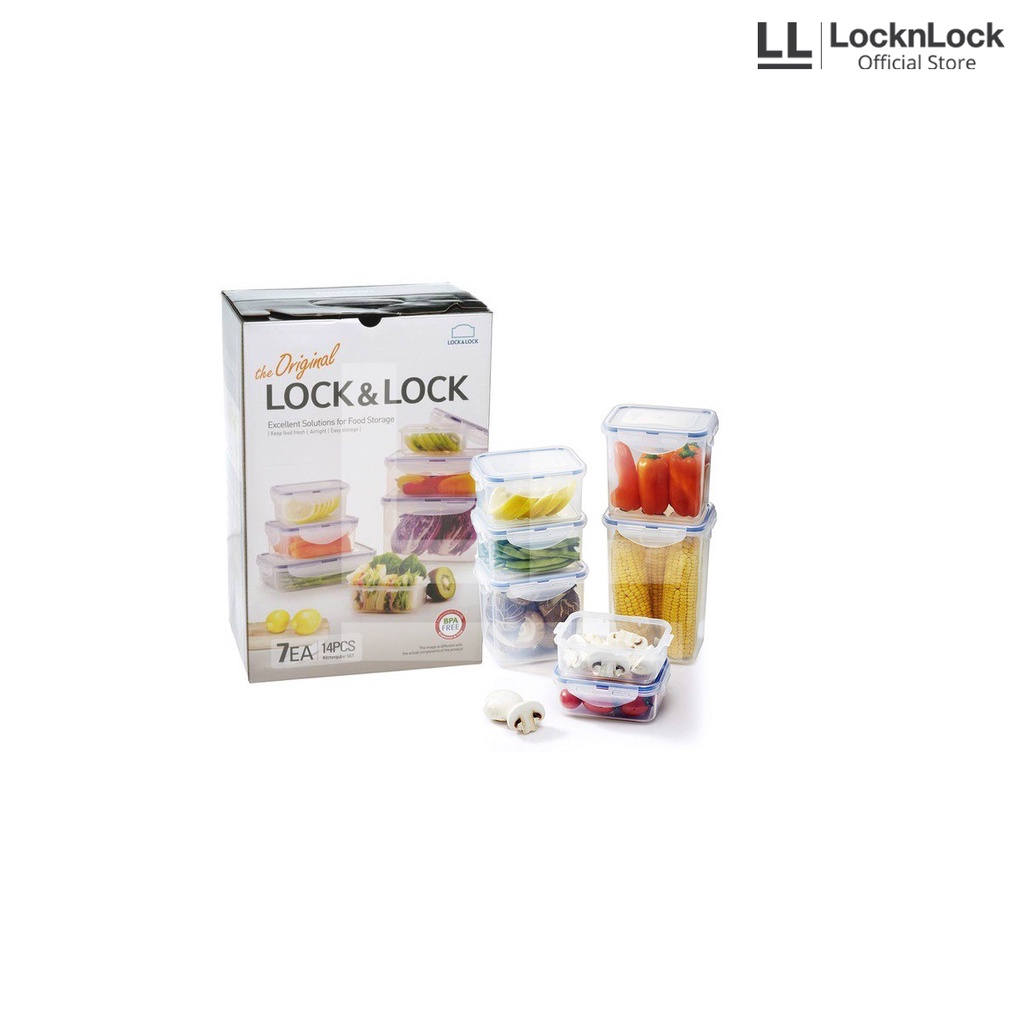 Jual LocknLock Classic Special Gift Set Isi 7 Pcs - HPL809BS | Shopee ...