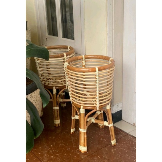 Jual Standing pot rotan D=40cm T=60cm | Shopee Indonesia