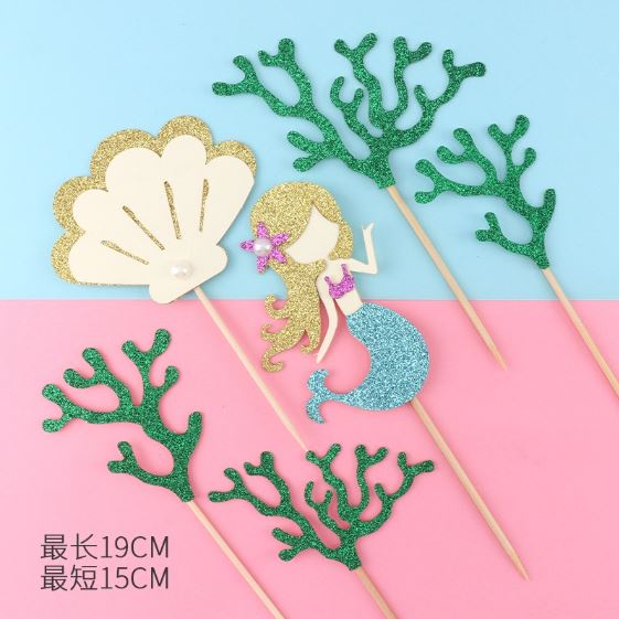 Jual Topper Mermaid Putri Duyung Hiasan Cake Kue Ulang Tahun Ultah ...